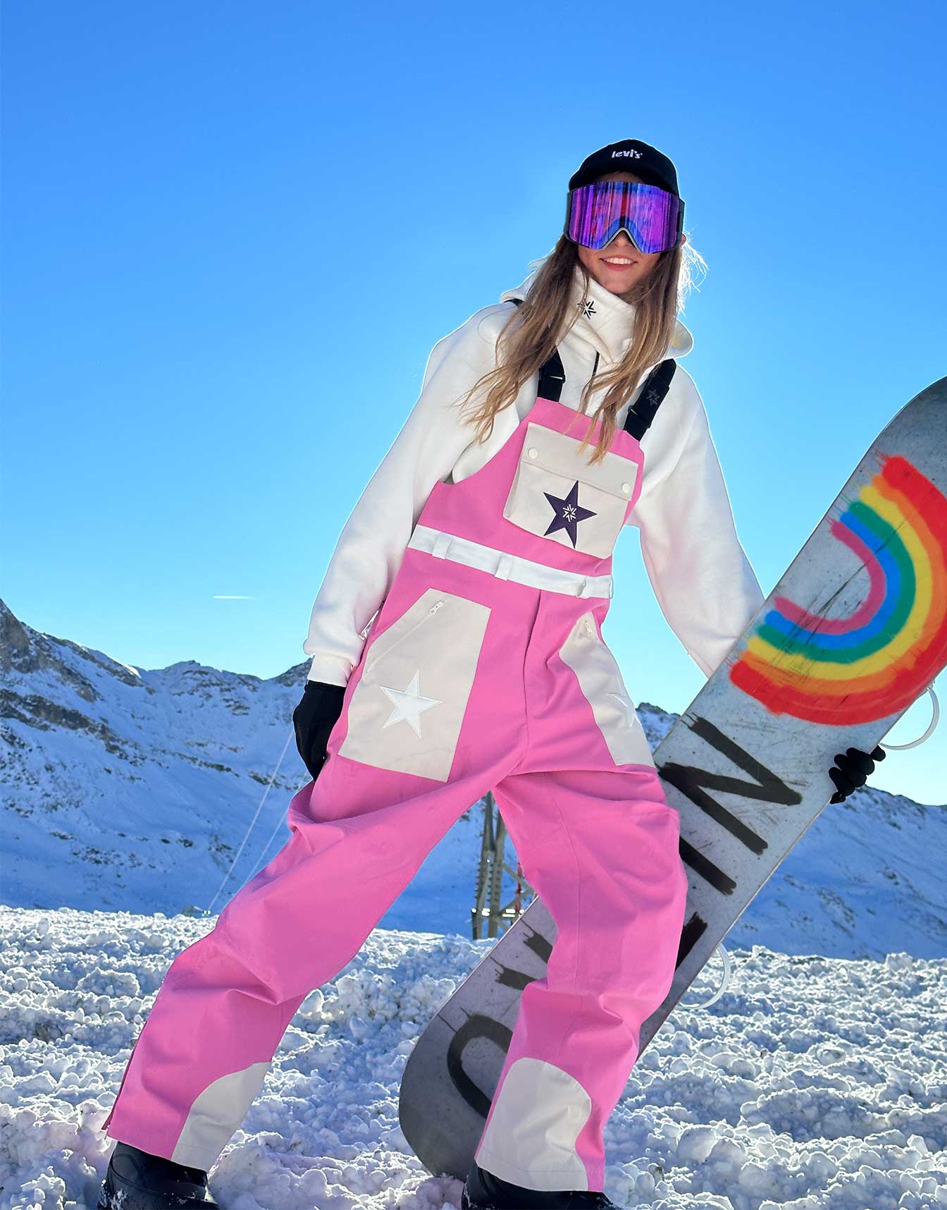 Bib Pants Waterproof A Star Born Pink Snowall Crew Bib Pants Waterproof A Star Born Pink Snowall Crew